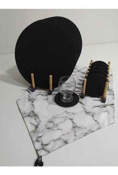 Efe Mira Amerikan Servis,runner,supla 6'lı Set Efe Mira Amerikan Servis,runner,supla 6'lı Set