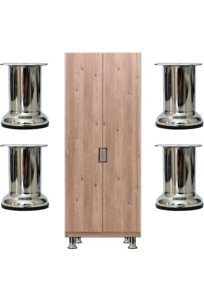 Adem Koç Plastik 8 cm Metal Dolap Vestiyer Komidin Vitrin Baza Ayağı (4 Adet) Adem Koç Plastik 8 cm Metal Dolap Vestiyer Komidin Vitrin Baza Ayağı (4 Adet)
