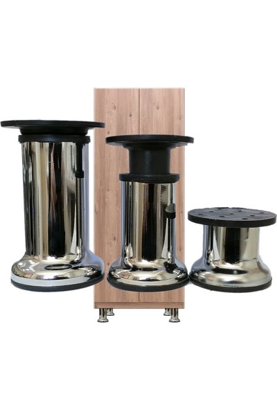Adem Koç Plastik Ayarlı Metal Dolap Vestiyer Komidin Baza Ayağı (4 Adet) Adem Koç Plastik Ayarlı Metal Dolap Vestiyer Komidin Baza Ayağı (4 Adet)