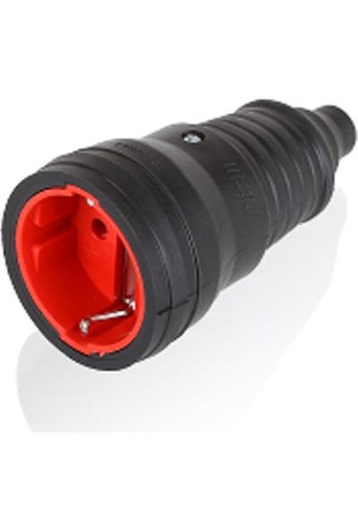 Fetih Dişi Fiş Topraklı Kauçuk Fetih F-202 K Fetih Dişi Fiş Topraklı Kauçuk Fetih F-202 K