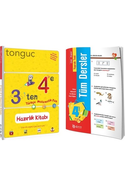 Tonguç Akademi 3'ten 4'e Hazırlık Kitabı ve Tüm Dersler Deneme Tonguç Akademi 3'ten 4'e Hazırlık Kitabı ve Tüm Dersler Deneme