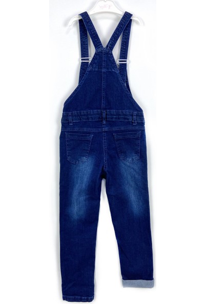 Varol Kids Kız Çocuk Papatya Nakışlı Kot Salopet Varol Kids Kız Çocuk Papatya Nakışlı Kot Salopet