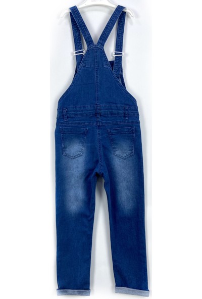 Varol Kids Kız Çocuk Papatya Nakışlı Kot Salopet Varol Kids Kız Çocuk Papatya Nakışlı Kot Salopet