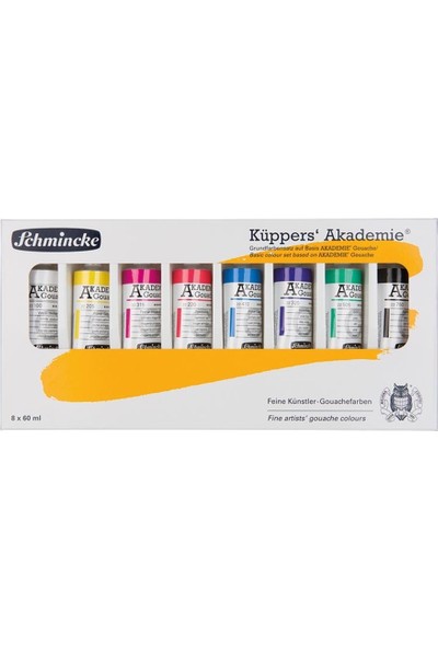 Schmincke Akademie Guaj Boya Seti 8 x 60 ml Küpper Schmincke Akademie Guaj Boya Seti 8 x 60 ml Küpper