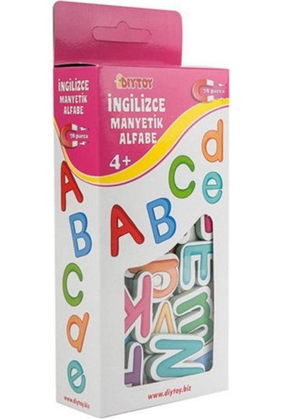 Diy Toy Türkçe - Ingilizce Manyetik Alfabe
