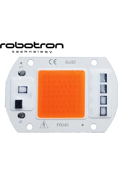 Robotron Bitki Yetiştirme Ledi 50W 220V 50 W Bitki Yetiştirme Lambası Çip LED Bitki Gelişimi Hızlandıran Işık 60 x 40 mm Robotron Bitki Yetiştirme Ledi 50W 220V 50 W Bitki Yetiştirme Lambası Çip LED Bitki Gelişimi Hızlandıran Işık 60 x 40 mm