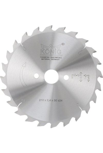 Teknik Testere König 180X2,4X20 Z 40 Diş Elmas Uçlu Portatif Makinalar Için Daire Testeresi Teknik Testere König 180X2,4X20 Z 40 Diş Elmas Uçlu Portatif Makinalar Için Daire Testeresi