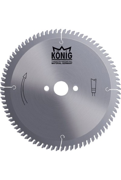 Teknik Testere König 350X3,6X30 Z 72 Diş Elmas Uçlu Doğrama ve Gönyeleme Testeresi Teknik Testere König 350X3,6X30 Z 72 Diş Elmas Uçlu Doğrama ve Gönyeleme Testeresi