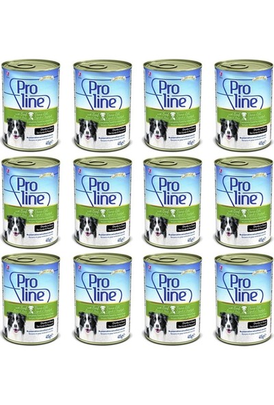 Pro Line Proline Dana Etli, Ciğerli, Bezelyeli Konserve Köpek Maması 415 G x 12 Adet Pro Line Proline Dana Etli, Ciğerli, Bezelyeli Konserve Köpek Maması 415 G x 12 Adet