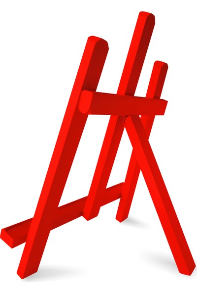 Artzone Mini Şövale 38CM - Kırmızı