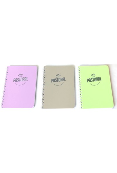 Gıpta Pastoral Spiralli Plastik Kapak Bloknot 10 x 14 cm 80 Yaprak Kareli 3'lü Paket Gıpta Pastoral Spiralli Plastik Kapak Bloknot 10 x 14 cm 80 Yaprak Kareli 3'lü Paket