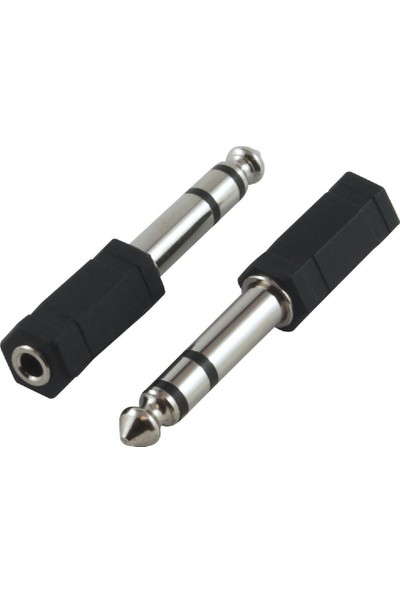 Digielektro Jak Dönüştürücü 3.5mm Giriş-6.3mm Çıkış 2 Adet Digielektro Jak Dönüştürücü 3.5mm Giriş-6.3mm Çıkış 2 Adet