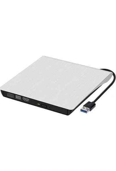 Wozlo Harici USB 3.0 Optik Sürücü DVD Rw Writer Yazıcı - Beyaz Wozlo Harici USB 3.0 Optik Sürücü DVD Rw Writer Yazıcı - Beyaz