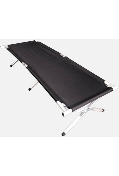 Nettekacmaz Katlanır Kamp Yatağı Siyah