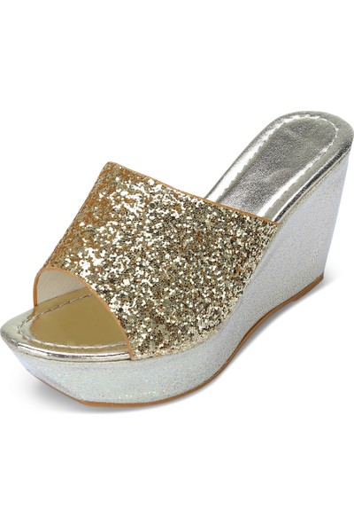 Generic Trendy Açık Burun Sequins Platformu Kama Topuk Terlik Kadın Ayakkabı (Yurt Dışından) Generic Trendy Açık Burun Sequins Platformu Kama Topuk Terlik Kadın Ayakkabı (Yurt Dışından)