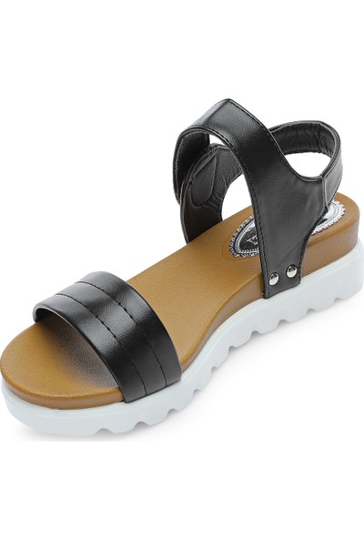 Generic Trendy Açık Burun Bilek Kayışı Kanca ve Loop Kadınlar Platformu Sandalet (Yurt Dışından)
