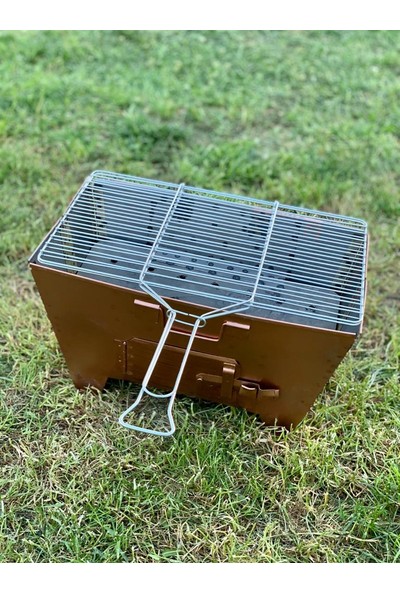 Whitemoon Home El Yapımı Katlanabilir Mangal Seti Telli 25 x 40 cm Whitemoon Home El Yapımı Katlanabilir Mangal Seti Telli 25 x 40 cm