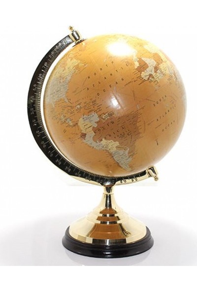 May Gift Shop Pirinç Dünya Küre 47 x 32 cm May Gift Shop Pirinç Dünya Küre 47 x 32 cm