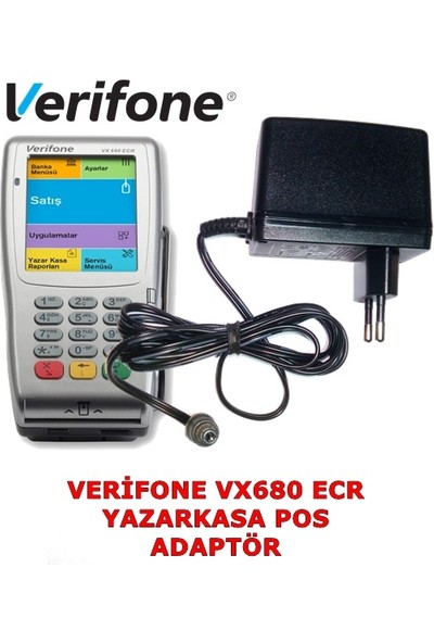 Verifone VX680 Ecr Yazar Kasa Pos Şarj Adaptörü