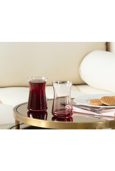 Esperanza Pink Touch 6'lı Çay Bardağı - 170 ml Esperanza Pink Touch 6'lı Çay Bardağı - 170 ml