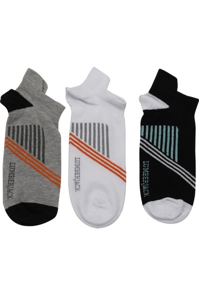 Lumberjack SN418 DESMOND PATIK 3LU Siyah Erkek Çorap Lumberjack SN418 DESMOND PATIK 3LU Siyah Erkek Çorap
