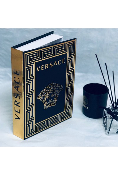 Lovely Book & Book Versace Klasik Model Açılabilir Dekoratif Kitap Kutusu 27 x 19 x 4 cm Lovely Book & Book Versace Klasik Model Açılabilir Dekoratif Kitap Kutusu 27 x 19 x 4 cm