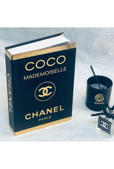 Lovely Book & Book Coco Chanel Klasik Model Açılabilir Dekoratif Kitap Kutusu 27 x 19 x 4 cm Lovely Book & Book Coco Chanel Klasik Model Açılabilir Dekoratif Kitap Kutusu 27 x 19 x 4 cm