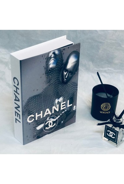 Lovely Book & Book Chanel Gri Robotik Model Açılabilir Dekoratif Kitap Kutusu 27 x 19 x 4 cm Lovely Book & Book Chanel Gri Robotik Model Açılabilir Dekoratif Kitap Kutusu 27 x 19 x 4 cm