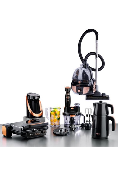 Stilevs 5 Li Paket Çeyiz Seti Black Serisi