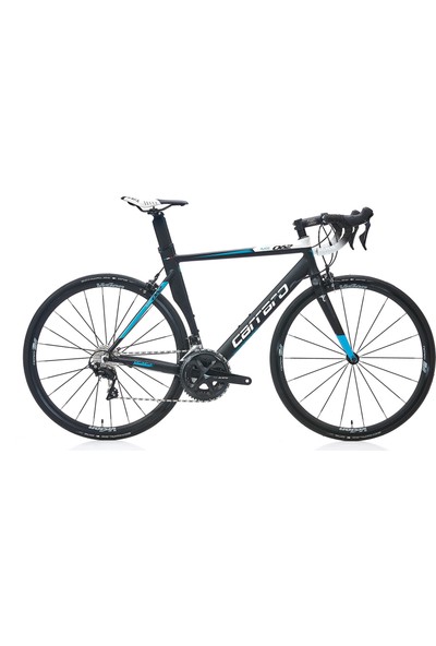 Carraro Race 062 28 Jant Aero 520H 22-V Mat Siyah-Beyaz-Turkuaz R1