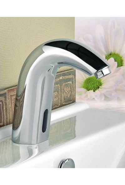Emr Fotoselli Lavabo Bataryası Tek Su Girişli Elektrikli + Pilli