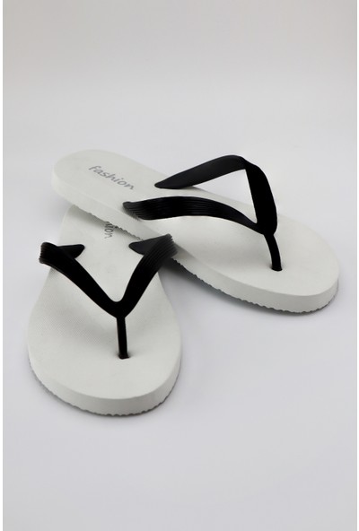 Bermody Erkek Rahat Parmak Arası Beyaz Plaj Terliği Flipflop Bermody Erkek Rahat Parmak Arası Beyaz Plaj Terliği Flipflop