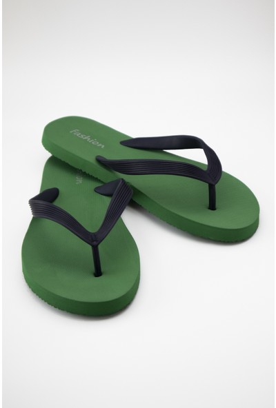 Bermody Erkek Rahat Parmak Arası Yeşil Plaj Terliği Flipflop Bermody Erkek Rahat Parmak Arası Yeşil Plaj Terliği Flipflop