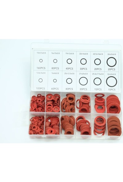 Worldforce Fiber Conta Seti Fiber O-Ring Seti 600 Parça