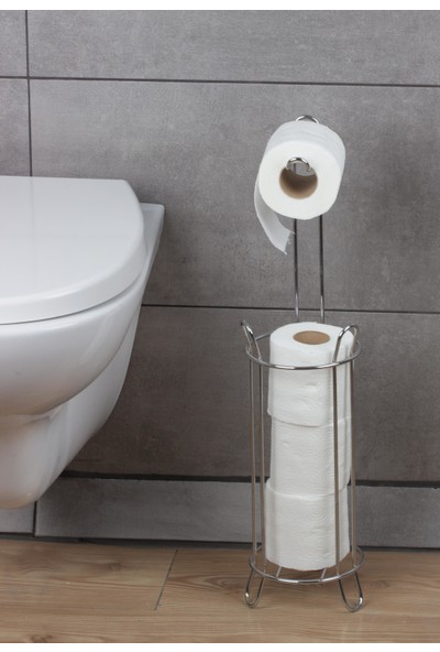 Okyanus Home Krom Yedekli Kağıt Havluluk ve Wc Kağıtlık Organizeri Okyanus Home Krom Yedekli Kağıt Havluluk ve Wc Kağıtlık Organizeri