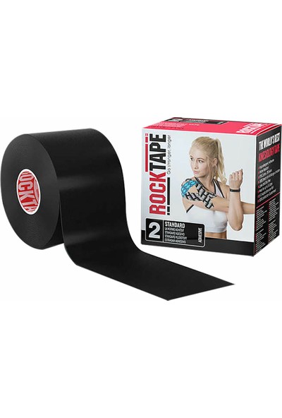 Rocktape Standart Kinesiyoloji Bandı Siyah