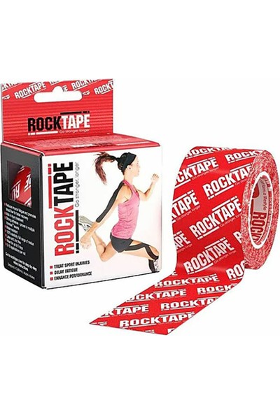Rocktape Standart Kinesiyoloji Bandı Logolu Kırmızı Rocktape Standart Kinesiyoloji Bandı Logolu Kırmızı