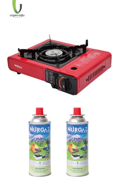 Nurgaz Ng 501 Tekli Portatif Ocak + 2 Adet Kartuş Nurgaz Ng 501 Tekli Portatif Ocak + 2 Adet Kartuş