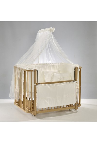 Meltem Smart Bambino Sallanır Ahşap Anne Yanı Beşik - 70x110 cm Meltem Smart Bambino Sallanır Ahşap Anne Yanı Beşik - 70x110 cm