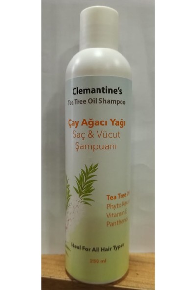 Clemantine Clemantine's Çay Ağacı Yağı Saç ve Vücut Şampuanı 250 ml