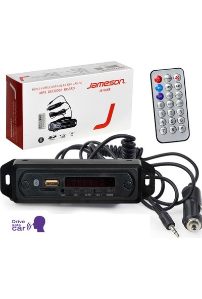 JAMESON Oto Teyp Çevirici Bord Usb/fm/aux Bluetooth Konuşmalı 12V Jameson Js-6usb JAMESON Oto Teyp Çevirici Bord Usb/fm/aux Bluetooth Konuşmalı 12V Jameson Js-6usb