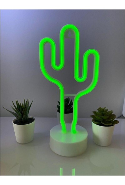 Aleyna'nın Dükkanı Dekoratif Neon Kaktüs Led Işık Masa Dekoru Masa Gece Lambası Aleyna'nın Dükkanı Dekoratif Neon Kaktüs Led Işık Masa Dekoru Masa Gece Lambası
