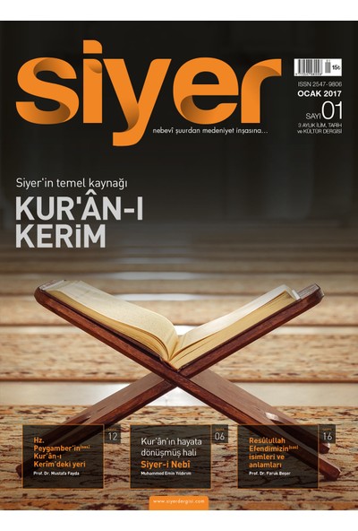 Siyer Ilim Tarih Dergisi - 1. Sayı Siyer Ilim Tarih Dergisi - 1. Sayı