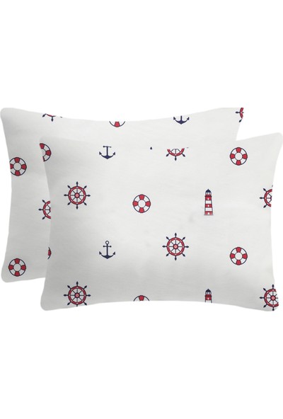 Lief Home %100 Pamuklu Fermuarlı Bebek Yastık Kılıfı | 35X45 ( 2 Adet )