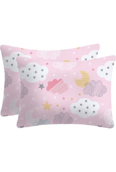 Lief Home %100 Pamuklu Fermuarlı Bebek Yastık Kılıfı | 35X45 ( 2 Adet )