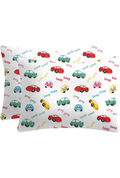 Lief Home %100 Pamuklu Fermuarlı Bebek Yastık Kılıfı | 35X45 ( 2 Adet )