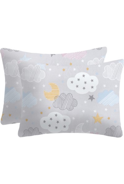 Lief Home %100 Pamuklu Fermuarlı Bebek Yastık Kılıfı | 35X45 ( 2 Adet )