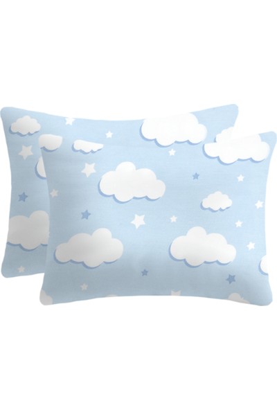 Lief Home %100 Pamuklu Fermuarlı Bebek Yastık Kılıfı | 35X45 ( 2 Adet )