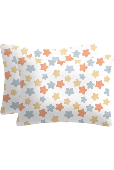 Lief Home %100 Pamuklu Fermuarlı Bebek Yastık Kılıfı | 35X45 ( 2 Adet )