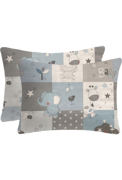 Lief Home %100 Pamuklu Fermuarlı Bebek Yastık Kılıfı | 35X45 ( 2 Adet )